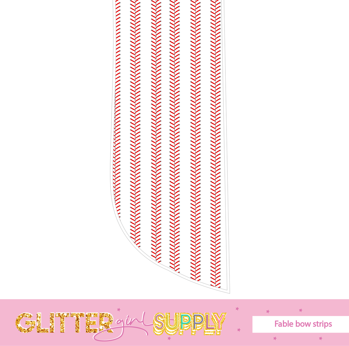 Fable strips Baseball stitches – Glitter Girl Supply