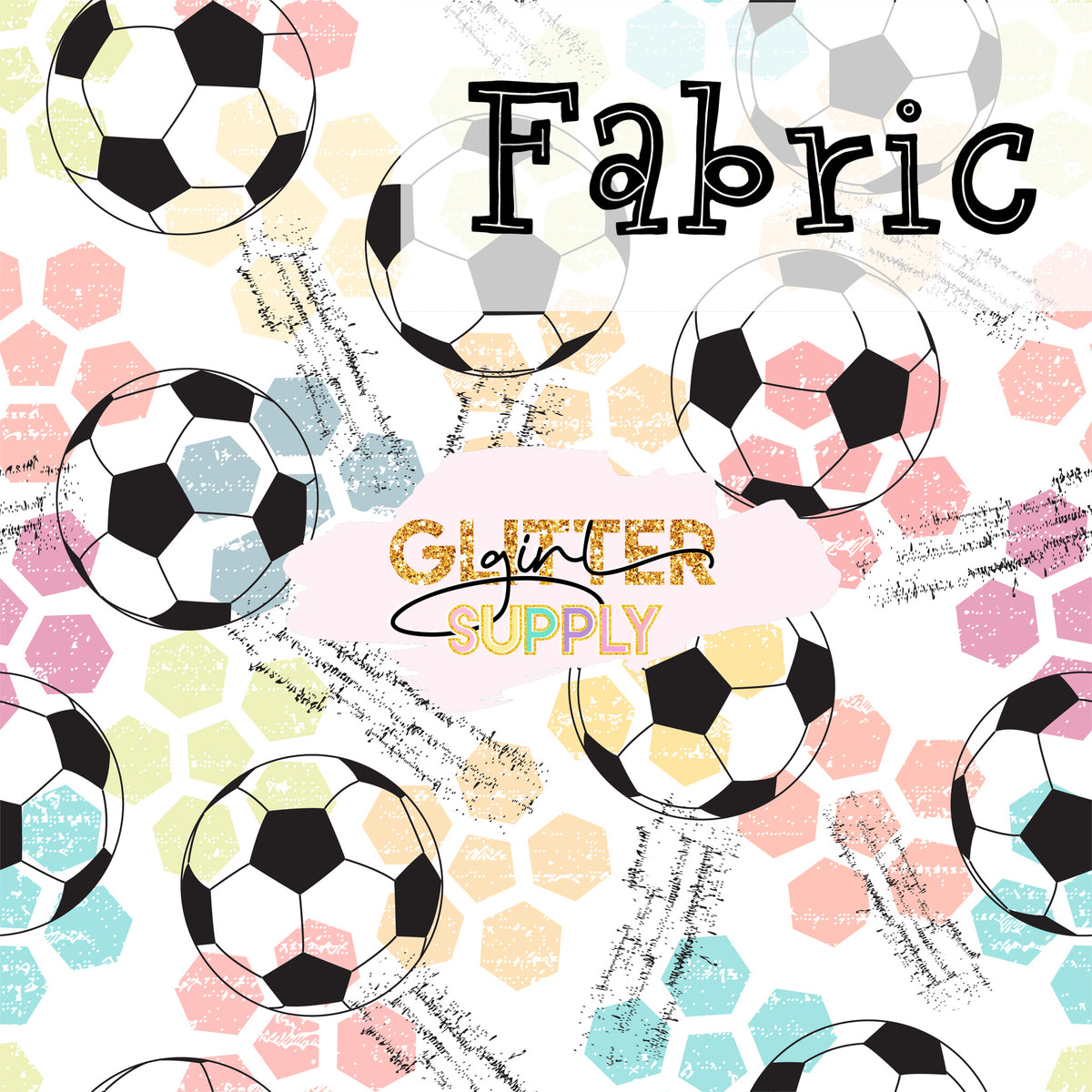 soccer pattern fabric