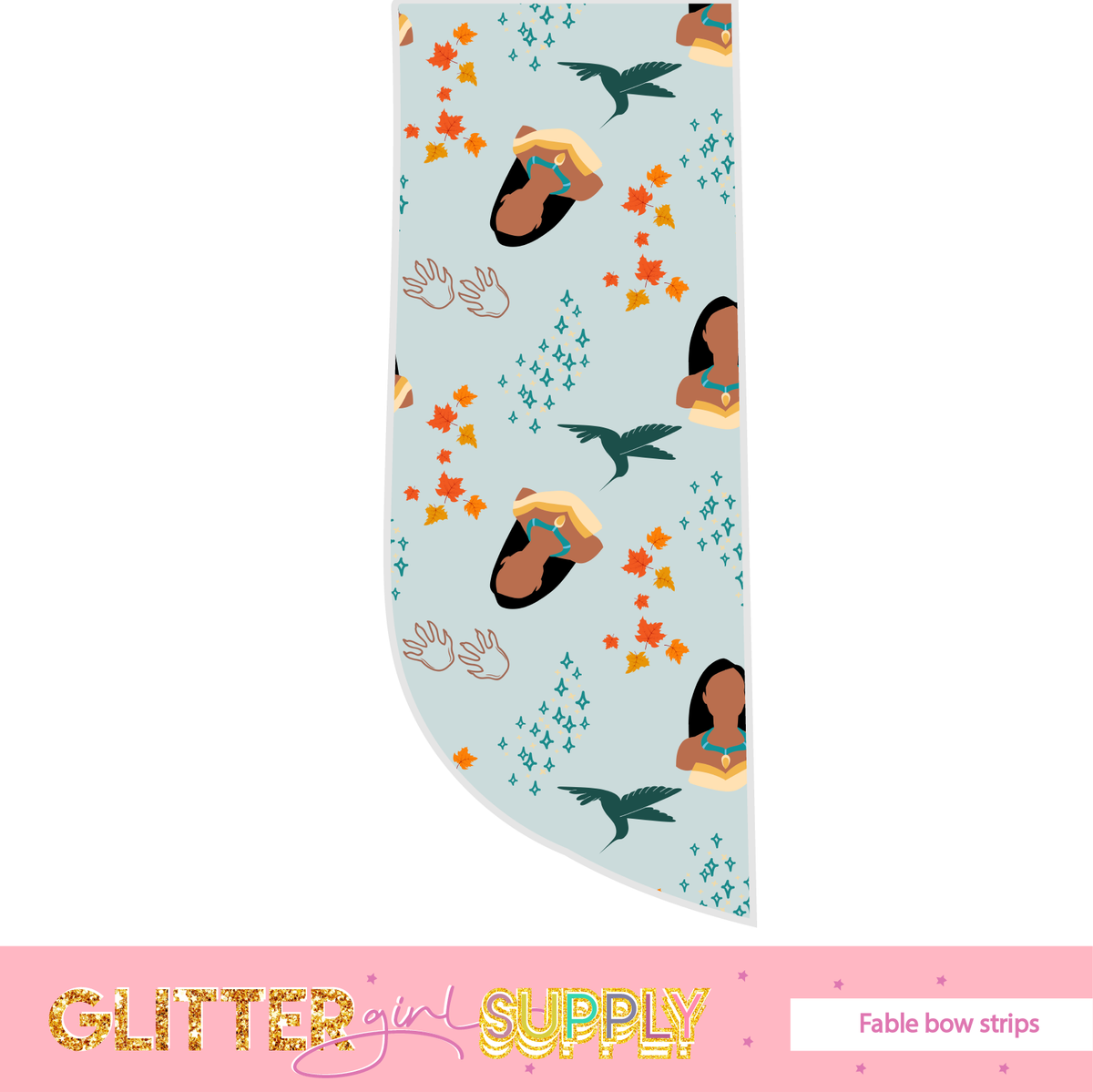 Fable Strips Native princess teal noface – Glitter Girl Supply