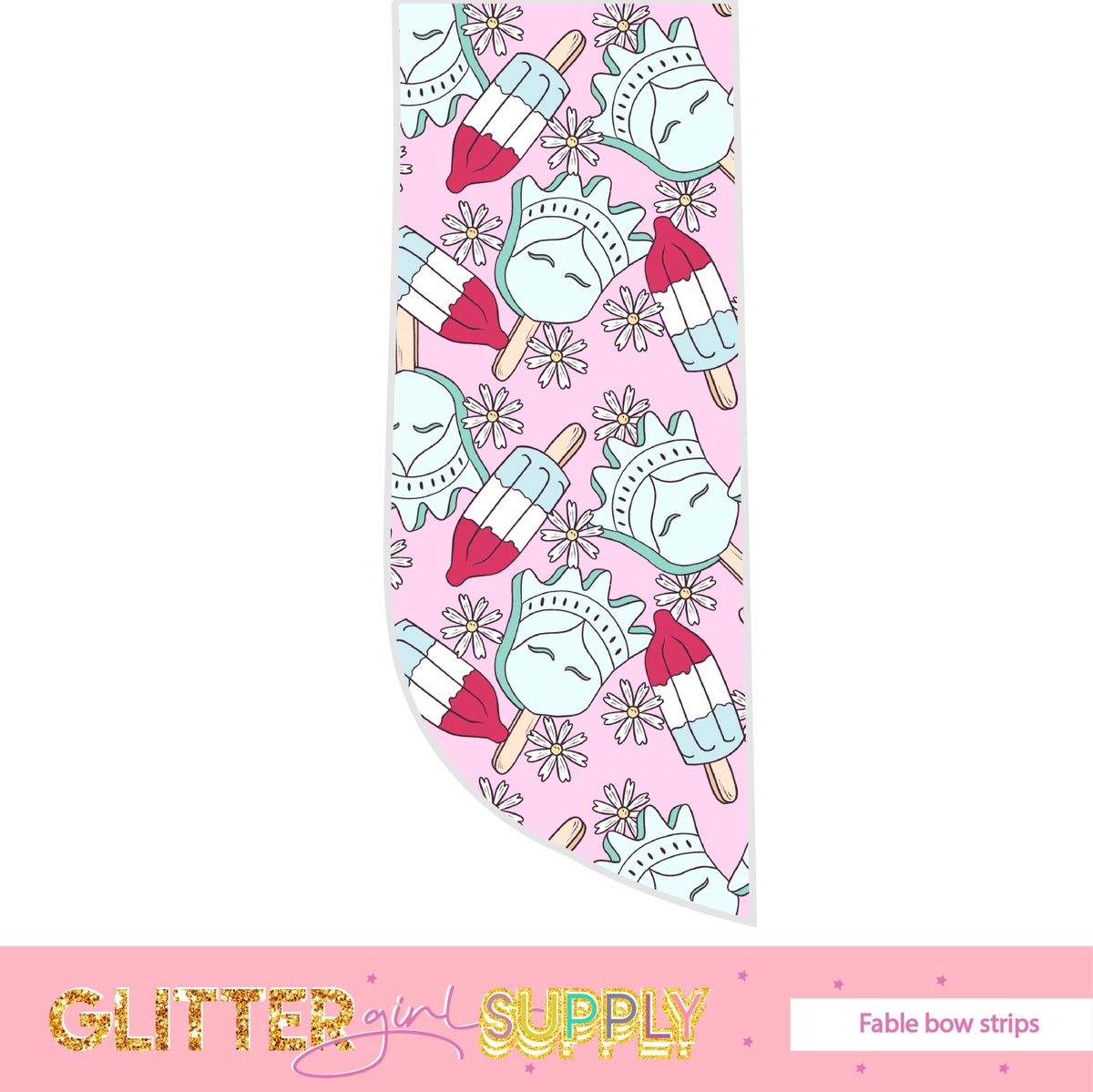 Fable Strips Pastel pink lady liberty – Glitter Girl Supply