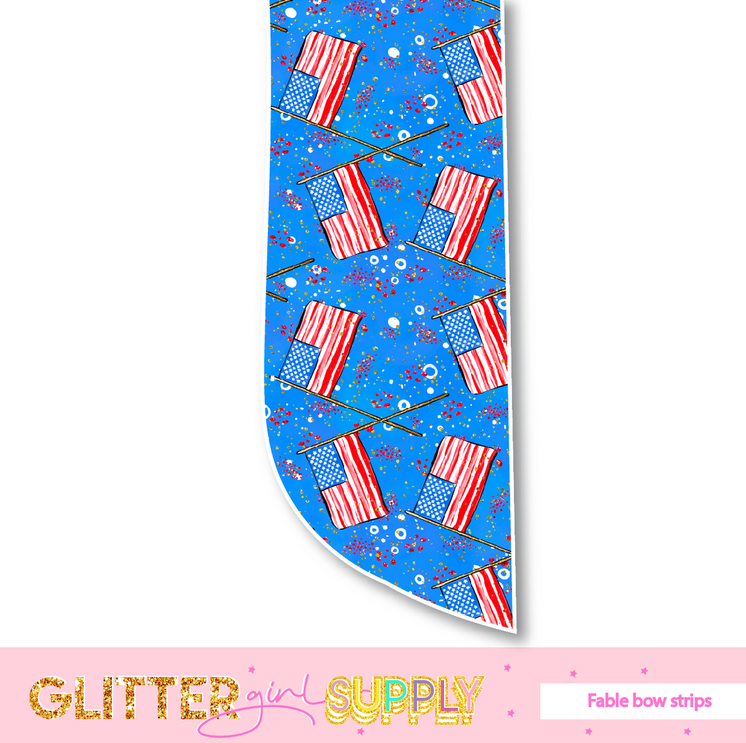 Fable strips Patriotic Flags – Glitter Girl Supply