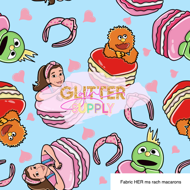Fabric HER ms rach macarons – Glitter Girl Supply