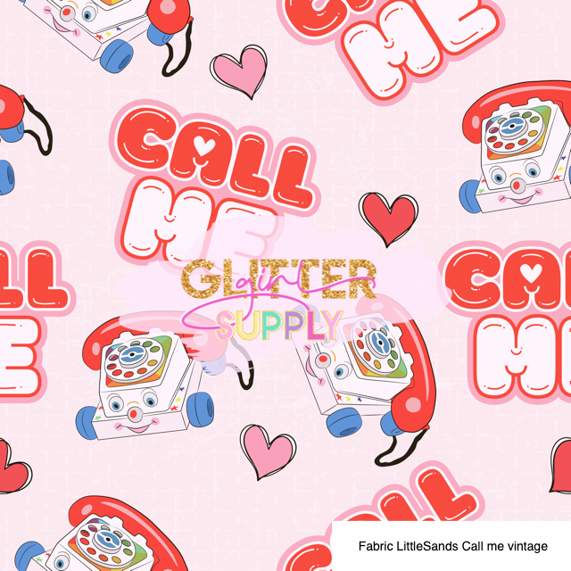 Fabric LittleSands Call me vintage – Glitter Girl Supply