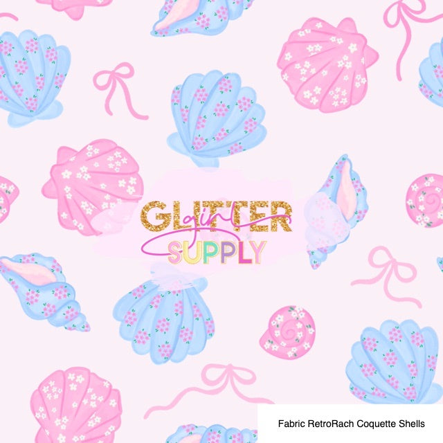Fabric RetroRach Coquette Shells – Glitter Girl Supply