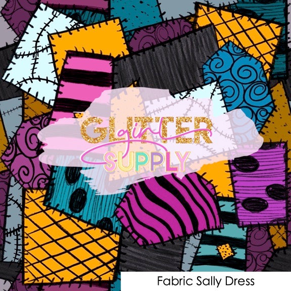 Sally Nightmare Before Christmas Dress Fabric