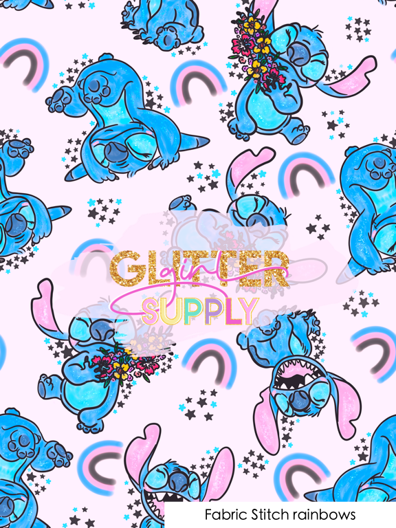 Fabric Stitch rainbows – Glitter Girl Supply