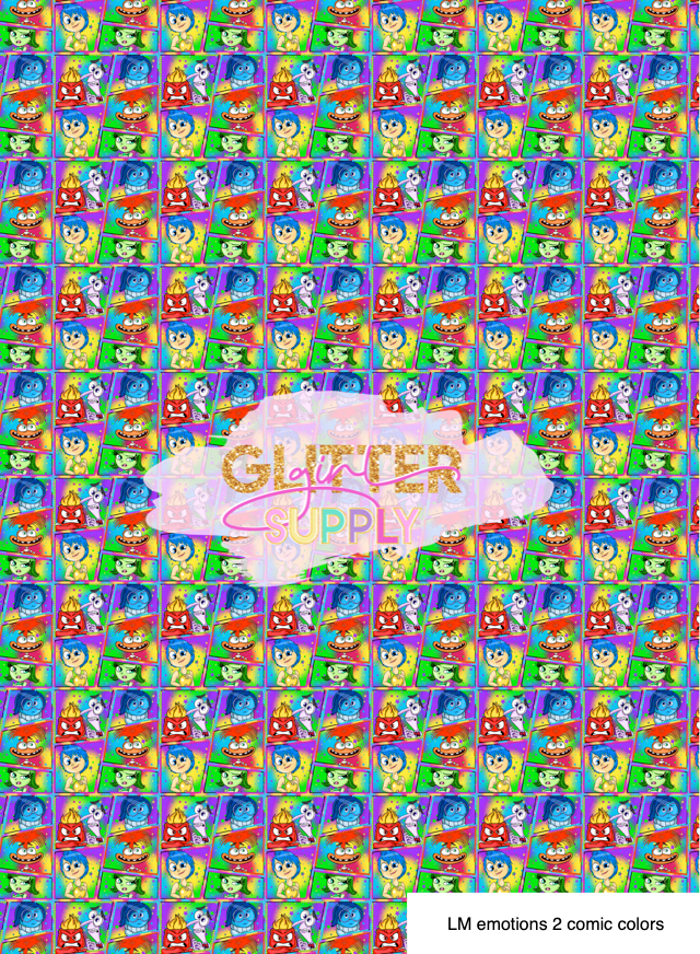 LM emotions 2 comic colors – Glitter Girl Supply