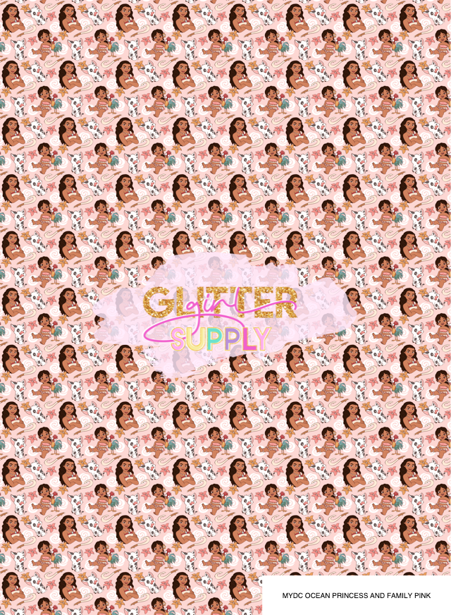 MYDC OCEAN PRINCESS AND FAMILY PINK – Glitter Girl Supply