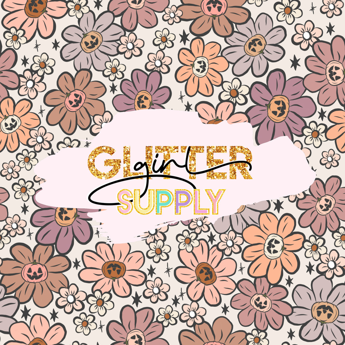 Fabric Golden June groovy halloween – Glitter Girl Supply
