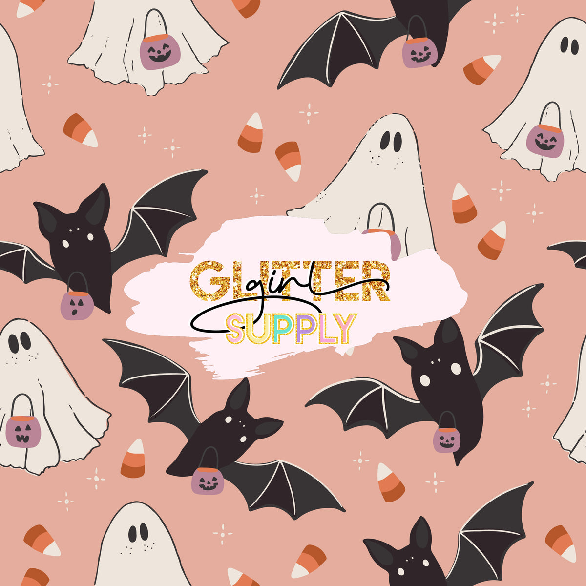 Fabric Juniperrow Boo Bats in Pink – Glitter Girl Supply