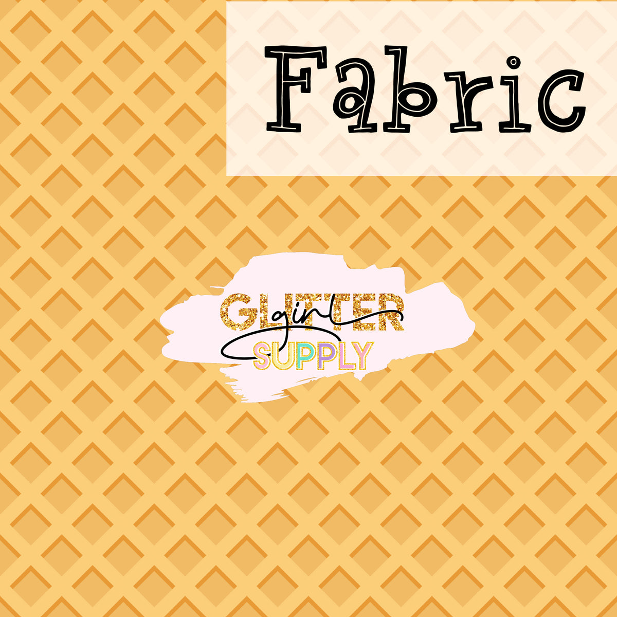 Fabric Summer waffle cone – Glitter Girl Supply