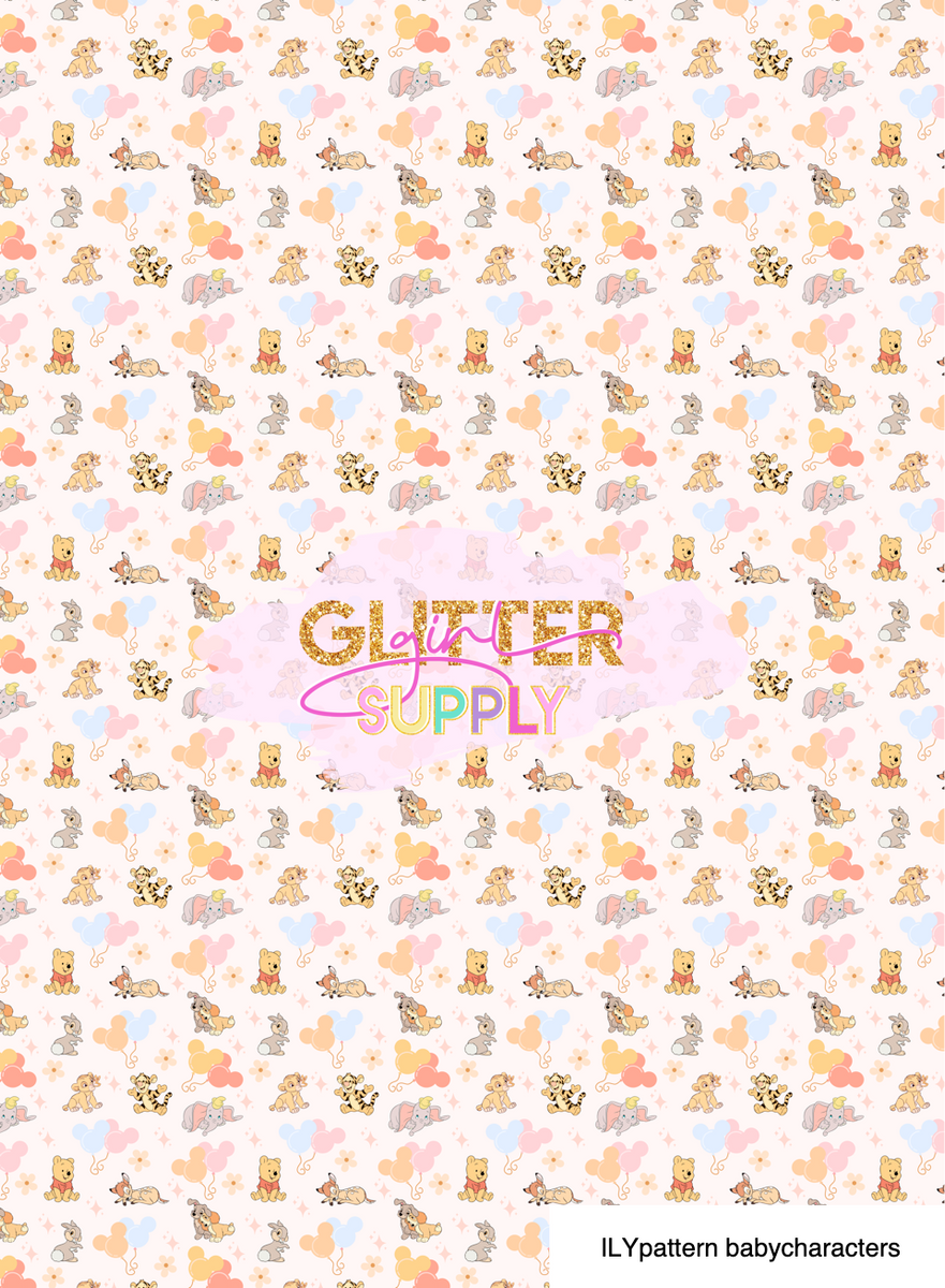 ILYpattern babycharacters – Glitter Girl Supply
