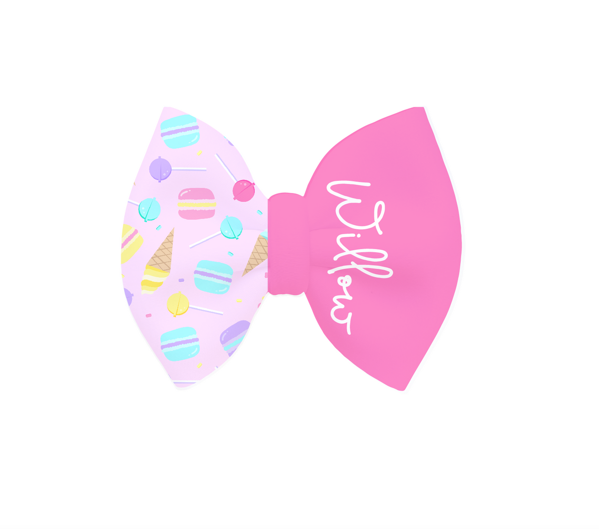 Girly Personalized fabric bow STRIPS – Glitter Girl Supply