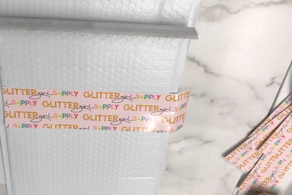 Packing tape strips set of 20 (Adhesive) – Glitter Girl Supply